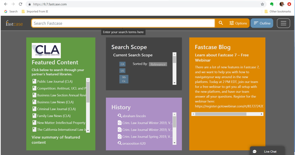 Using Fastcase to Find CLA Sections' Publications - California Lawyers ...