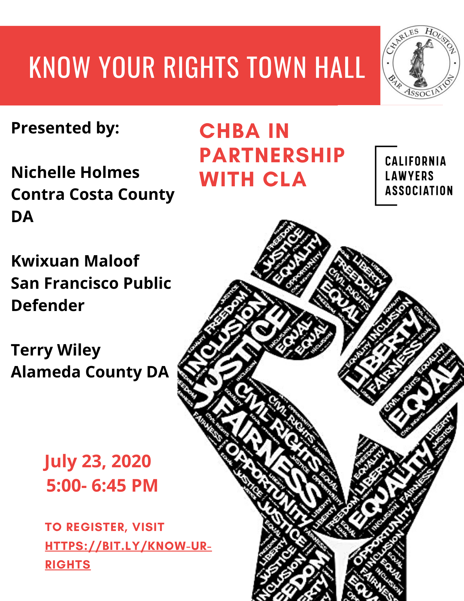 Know Your Rights Town Hall - California Lawyers Association