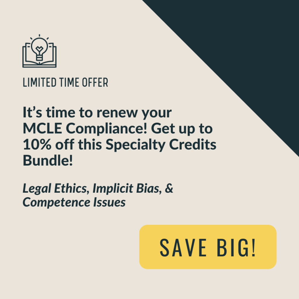 Renew Your MCLE Effortlessly with This Specialty Credits Bundle ...